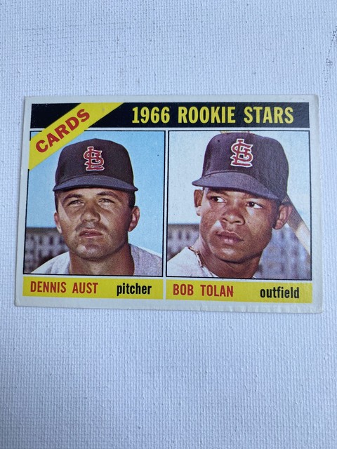 1966 Topps - 1966 Rookie Stars #179 Dennis Aust, Bobby Tolan (RC) for ...