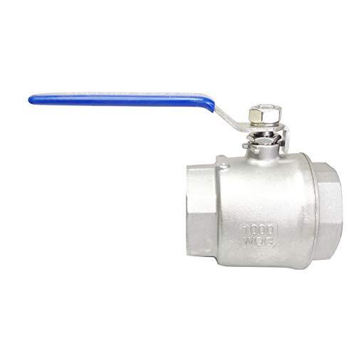 LOZOME 2" Female Ball Valve NPT Thread 316 Stainless Steel Full Port ...