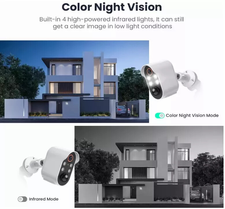 Sakerplus Security Camera,Saker 1080p Wireless Security Camera for Home ...