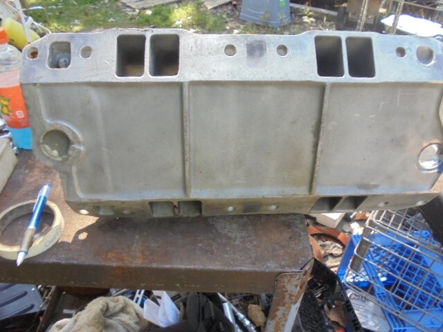 Aluminum Tunnel Ram Intake SBC Edelbrock TR1 BREADBOX IHRA NHRA RAT ROD ...