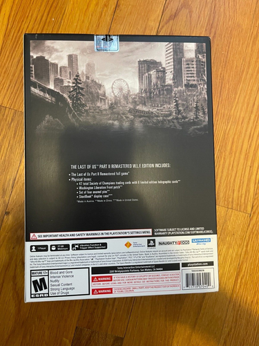 Brand New The Last of Us Part 2 II Remastered WLF Edition PS5 ...