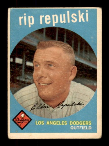 1959 Topps #195 Rip Repulski G Dodgers 247595 | eBay