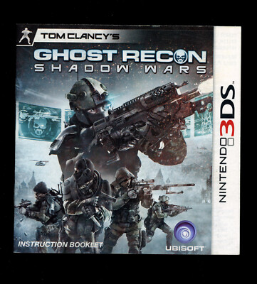 Tom Clancy's Ghost Recon: Shadow Wars (Nintendo 3DS) **INSTRUCTION ...