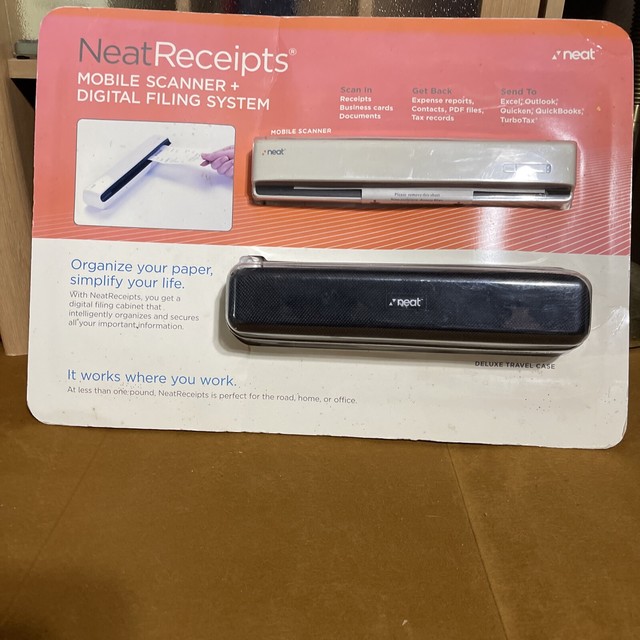 NeatReceipts Mobile Scanner and Neatworks Software Digital Filing ...