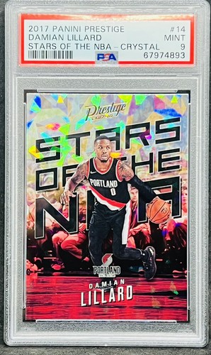 2017-18 Panini Prestige - Stars of the NBA Crystal #14 Damian Lillard ...