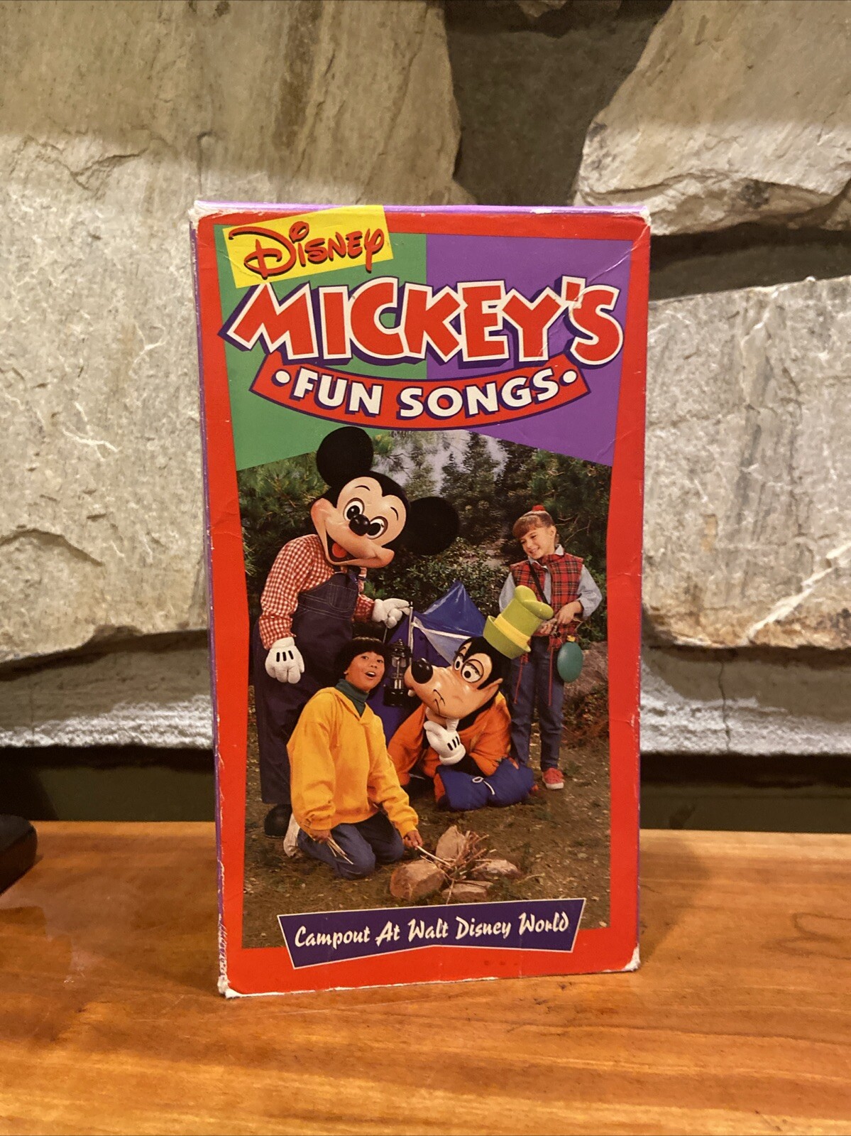 Mickeys Fun Songs Campout at Walt Disney World (VHS, 1994, Slipsleeve ...