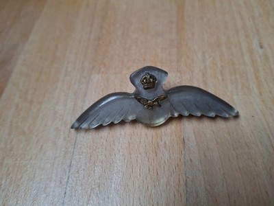 Original Wartime RAF Sweetheart Pin - Handcrafted Aircraft Perspex Wing ...