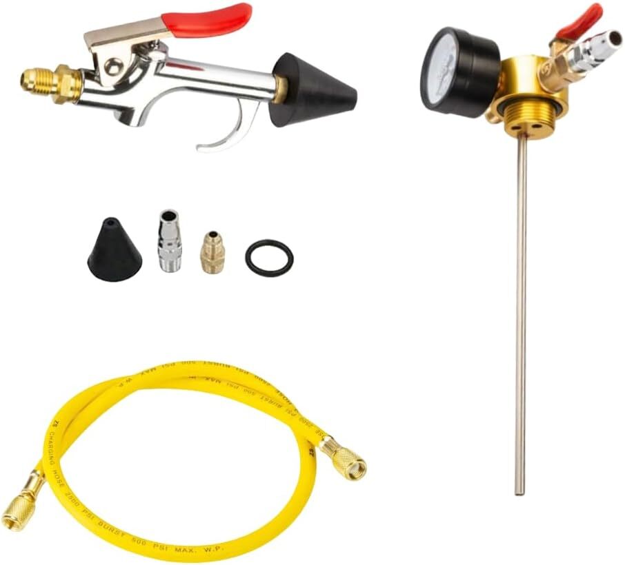 A/C Flush Kit Car Air Conditioner System Clean Canister Flushing Tools ...