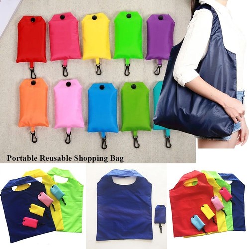 Portable Shopping Bag Reusable Foldable Bag Grocery Purse Outdoor ...