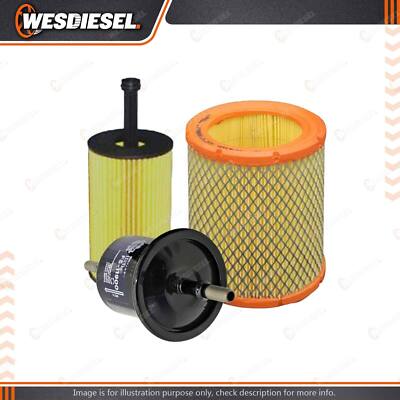 Sakura Oil Air Fuel Filter Kit fits Citroen Berlingo M49 M59 TU3JP 4Cyl ...