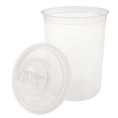 3M PPS Disposable Paint Cups Kit 16024 - 25 Lids, 25 Liners, 10 Sealing ...