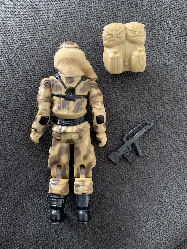 GI JOE -- 1985 DUSTY 90% comp -- GIJOE O-ring Is Half Snapped/holding ...