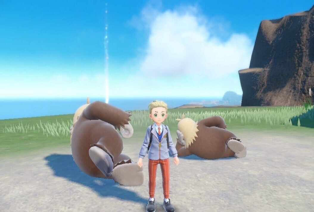 Slakoth XXXL Shiny Egg Lv. 1 6IV Jumbo Mark Alpha Size Pokemon Scarlet ...