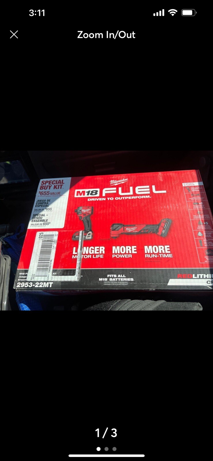 Milwaukee M18 2953-22MT Multi-Tool Impact Driver Combo Kit - Red for ...