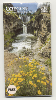 Oregon Official State Map 2017-2019 | eBay