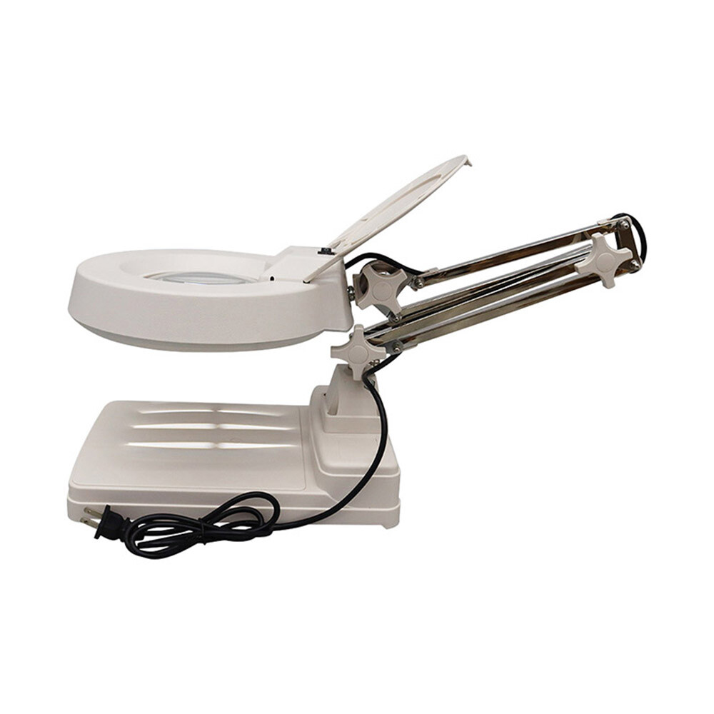 15X Magnifier LED Lamp Light Magnifying Glass Lens Table Repair Tool ...
