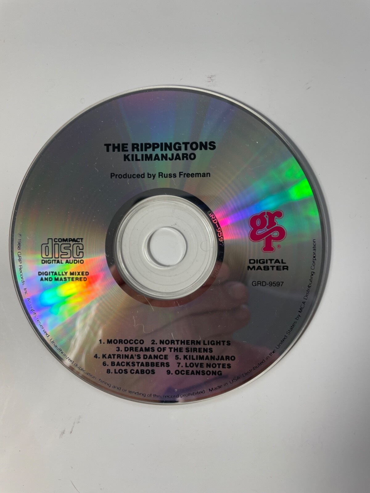 The Rippingtons featuring Russ Freeman - Kilimanjaro CD 1989 GRP No ...