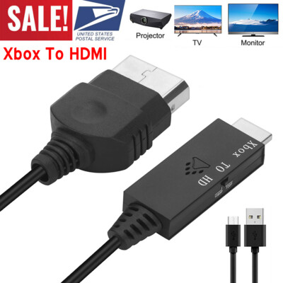 NEW 1080P Original Xbox to HDMI Converter Adapter HD Link Cable for ...