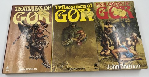 John Norman - Nomads, Tribesmen & Explorers of Gor (Paperback, 1969 & 1979) | eBay