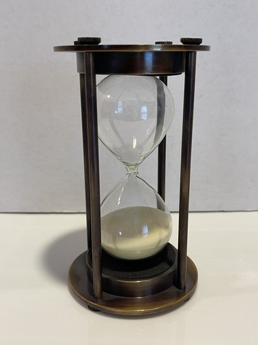 Hourglass Sand Timer 60 Minutes, Decorative Sandglass Clock, Desk Paper ...