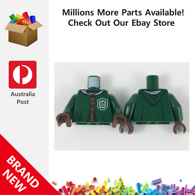 Genuine LEGO™ Dark Green Torso Hooded Robe over Sweater 973 6236038 ...