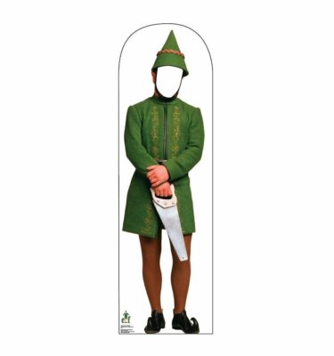 MALE ELF Life-Size Cardboard Cutout Standup Standee Poster Elf | eBay