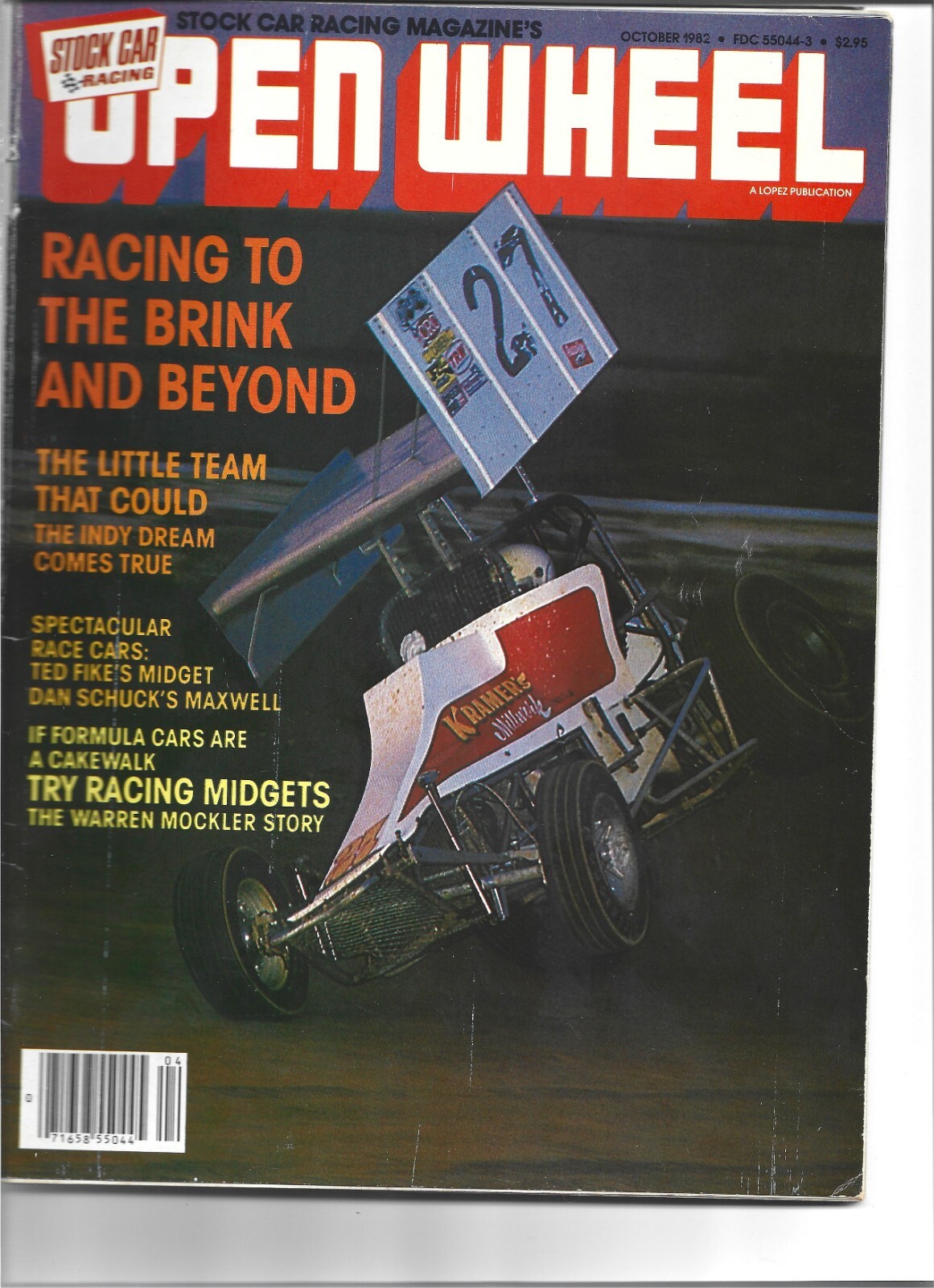 1982 Open Wheel Magazine OCT. Issue VOL 2 NO. 5 Good condition 90 pgs ...