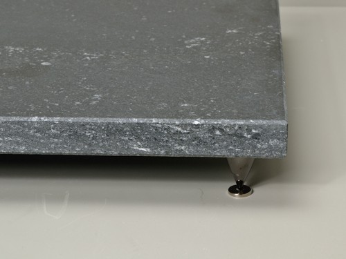 Black Granite Turntable Platform 18x18x1.25 Audiophile Stone Isolation ...