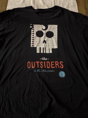 The Outsiders S.E. Hinton Paper Skull Men’s Shirt Large Out Of Print | eBay