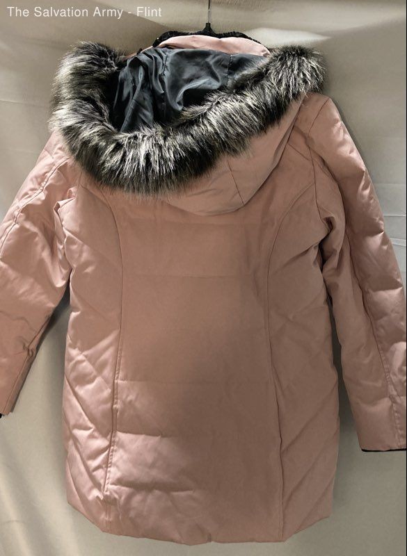 Arctic Expedition Womens Pink Long Sleeve Hooded Full-Zip Parka Coat ...