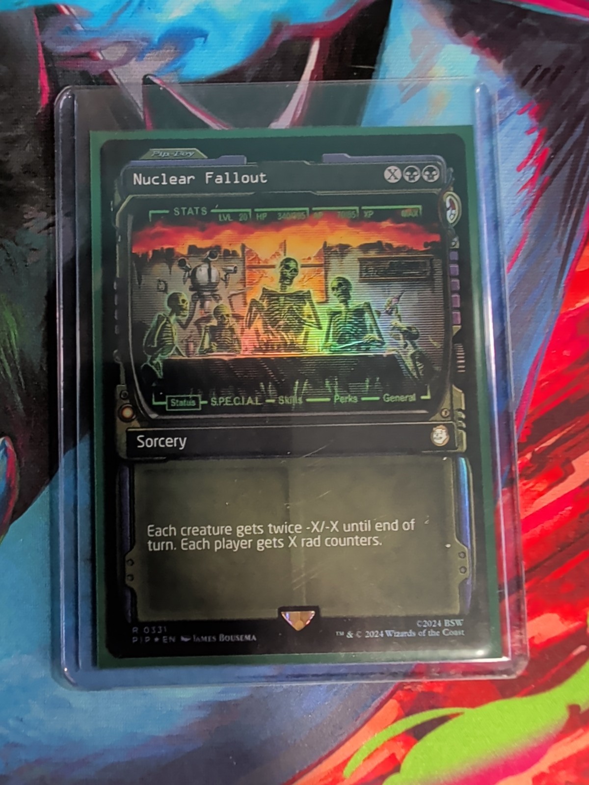 Nuclear Fallout (Showcase) Universes Beyond: Fallout Foil | eBay