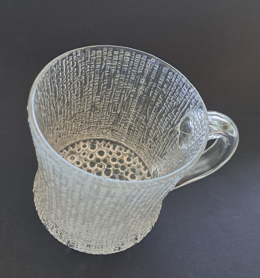 IITTALA Finland ULTIMA THULE Large BEER MUG Glass TAPIO WIRKKALA Mid ...