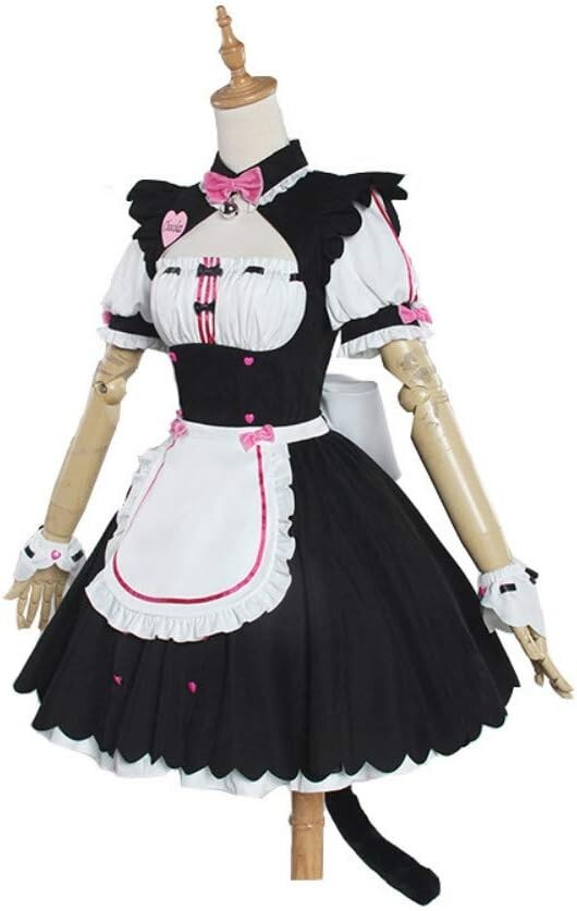 Nekopara Anime Cosplay Women Full Set Cat Girl Maid Servant/Vanilla ...