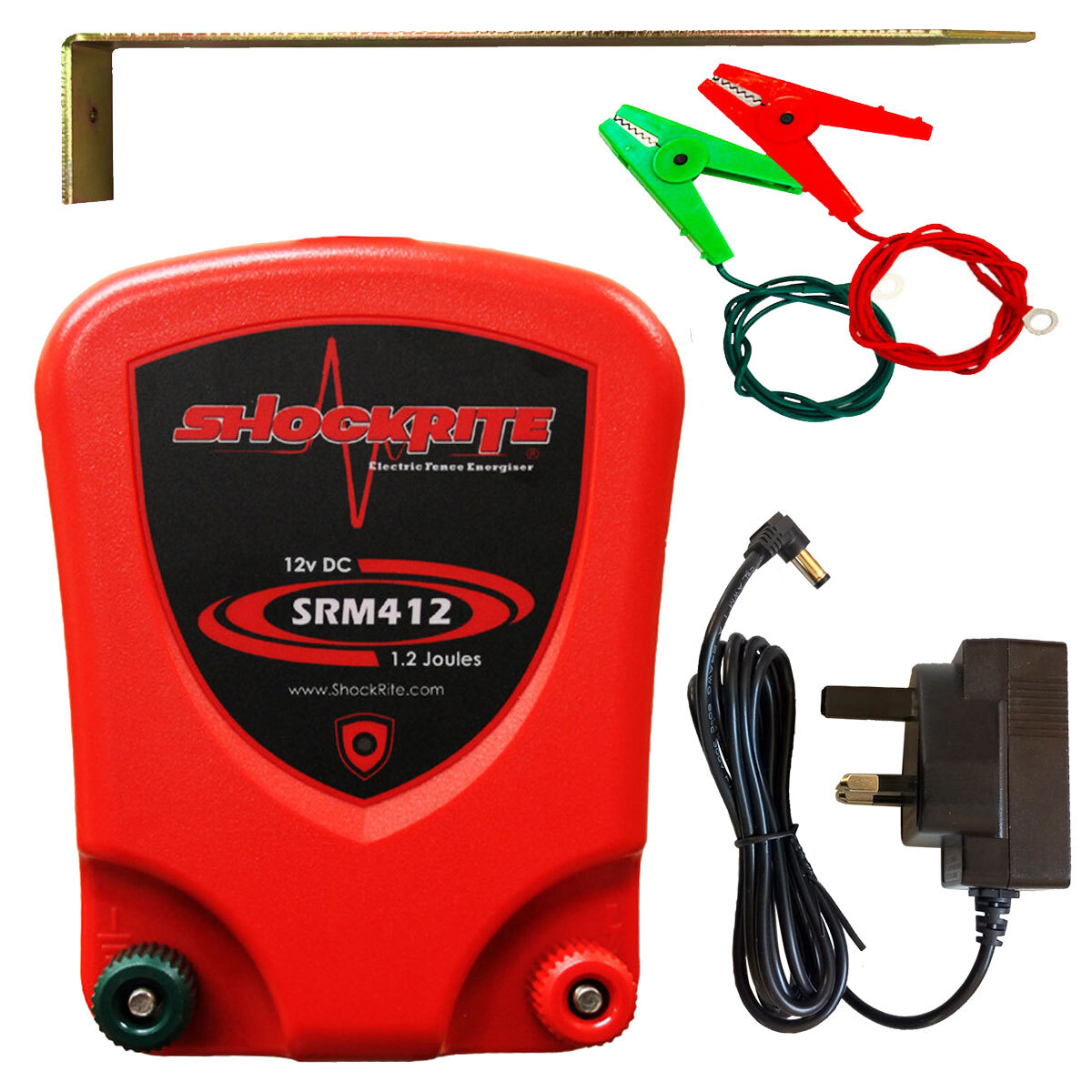 MAINS 1.2J ELECTRIC FENCE ENERGISER SRM412 FENCER UNIT 230V - 240V HIGH ...