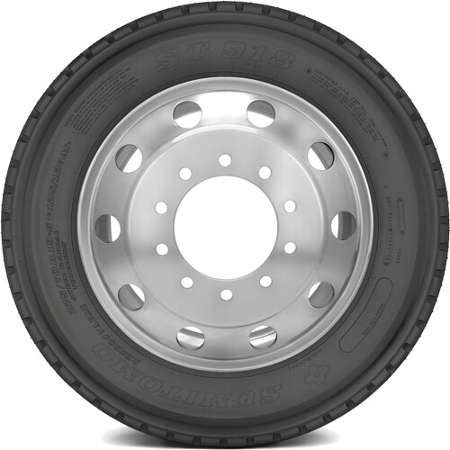 (QTY 4) 245/70R19.5 Sumitomo ST 918 133/131M Load Range G Black Wall ...