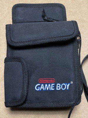 Original Nintendo Gameboy Black Canvas Carrying Case Bag Vintage | eBay