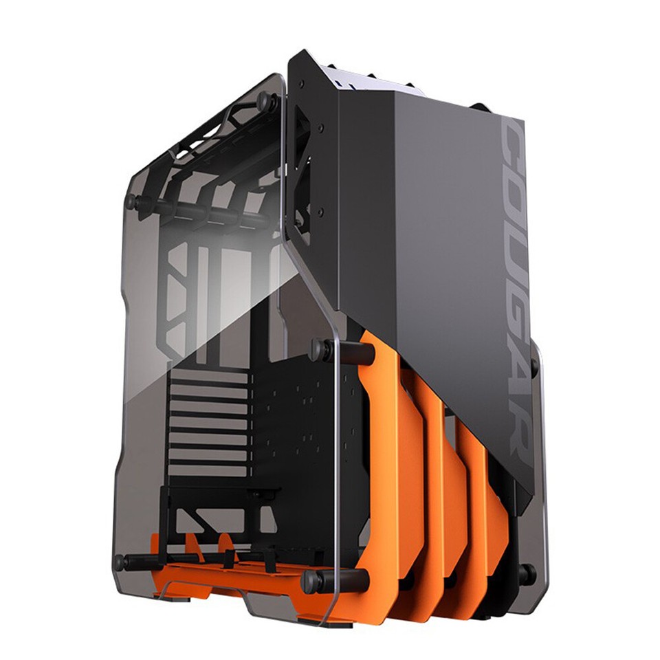 Open-Frame Computer Chassis ATX 360mm Radiator Aluminum Alloy Glass PC ...