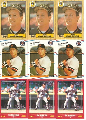 18 CARD JIM MORRISON BASEBALL CARD LOT 515 | eBay