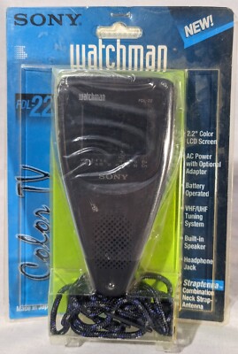 Sony Watchman FDL-22 Vintage 2.2" Portable Color TV | eBay