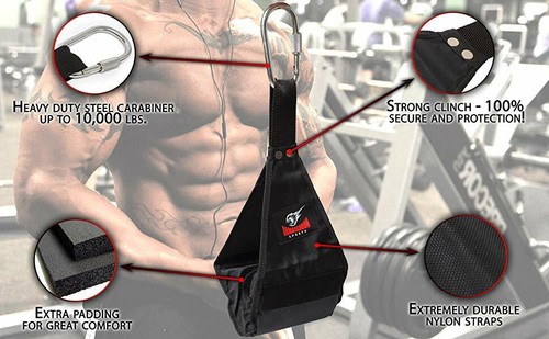 Premium Hanging Ab Straps for Pull Up Bar(Ab Slings)Hanging Leg Raise ...