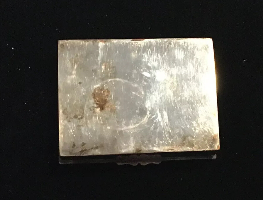 Vintage Exeter English Silver Cigarette Trinket Jewelry Box | eBay
