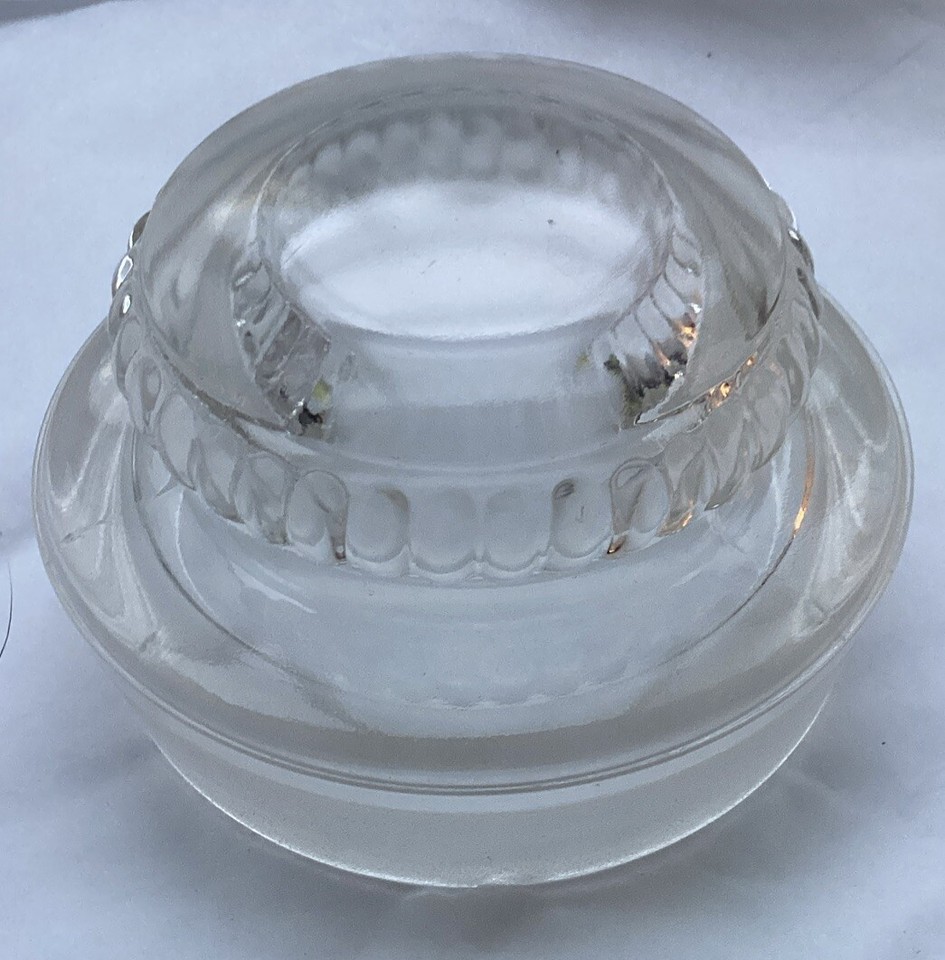 Antique Glass Apothecary/Candy Jar Lid Only/Replacement Sunburst Design ...
