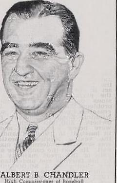 1950-56 Callahan Hall of Fame - Happy Chandler Called Albert on Card ...