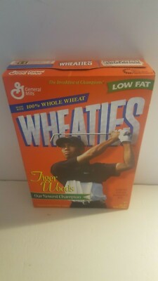 Tiger Woods Our Newest Champion Wheaties Limited Edition Inaugural ...