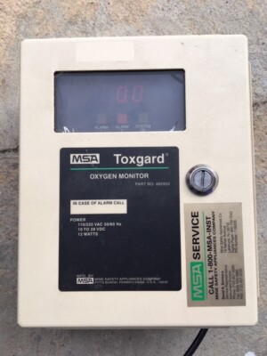 MSA Toxgard Oxygen Monitor, P/N 485950 - PARTS | eBay