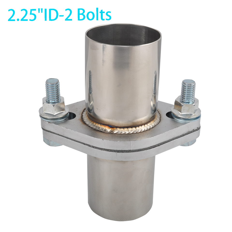 1.75''-2.5''ID Quick Fix Exhaust Spring Bolt Flange Repair Pipe Kit 2/3 ...