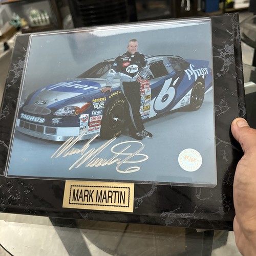 Mark Martin Signature NASCAR SIGNED 8x10 Photo Autographed Plaque COA ...