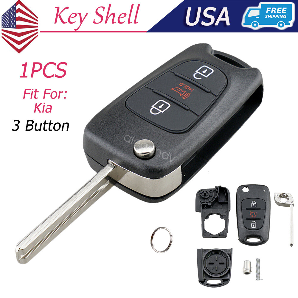 For 2010 2011 2012 2013 Kia Soul Key Fob Shell Case Cover ...