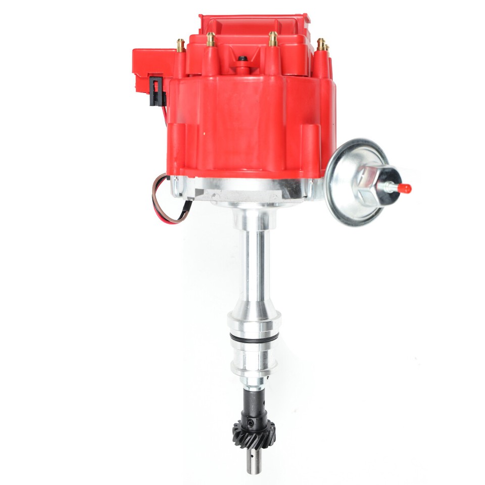 1X Red HEI Distributor For Ford 351C 351M 400 429 460 65,000 KV Coil ...