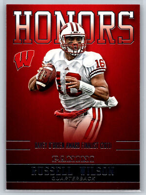 2015 Panini Collegiate Wisconsin Russell Wilson Honors Insert | eBay